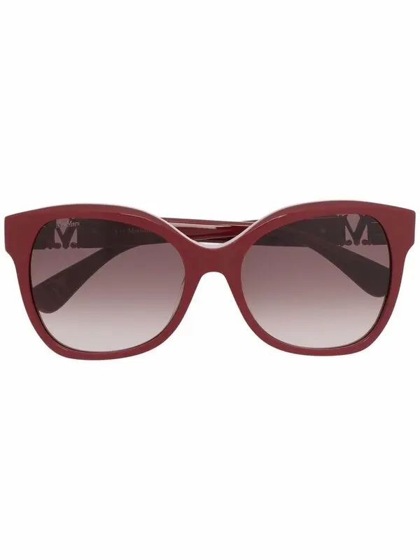 Max Mara Oversized Cat-Eye Sunglasses - Red | Editorialist display picture 1