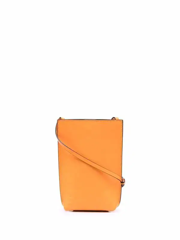 Buy GANNI Embossedlogo Crossbody Bag Orange At 29 Off Editorialist