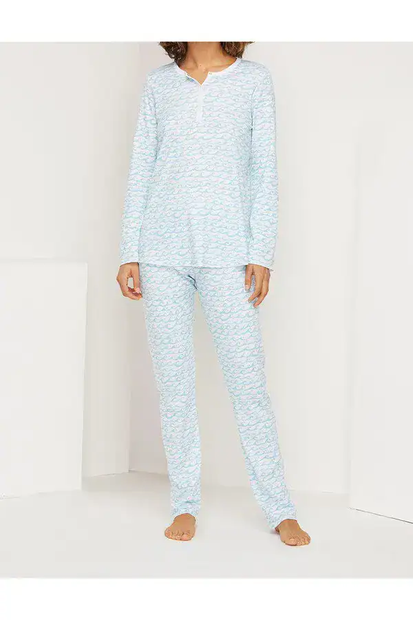 Buy Faherty Brand X Roller Rabbit Pj Set Wave Print - Natural At 24% ...