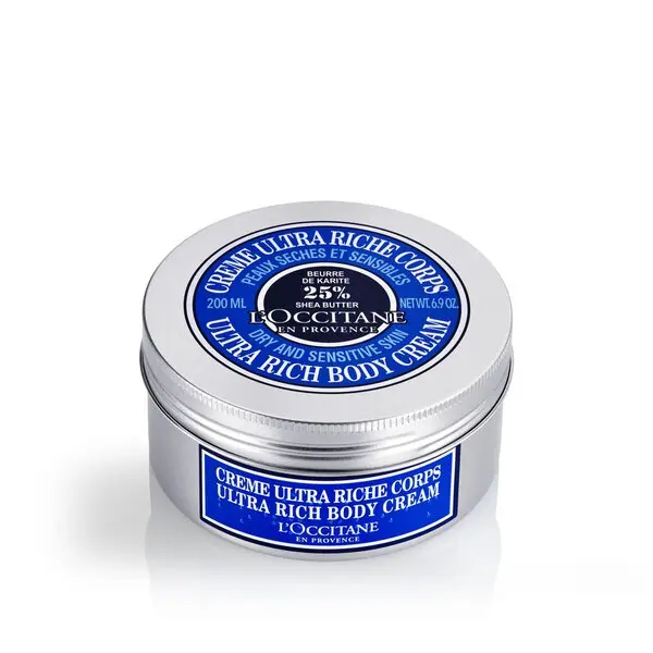 L'OCCITANE Shea Butter Ultra Rich Body Cream 6.9 Fl Oz