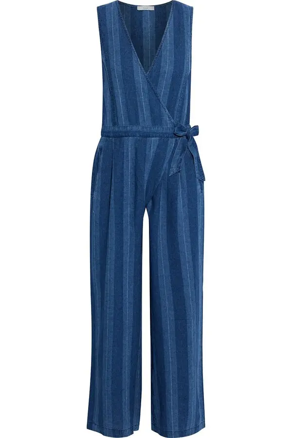best wedding dresses for a beach wedding Cotton blend smocked cami maxi dress - Blue - L