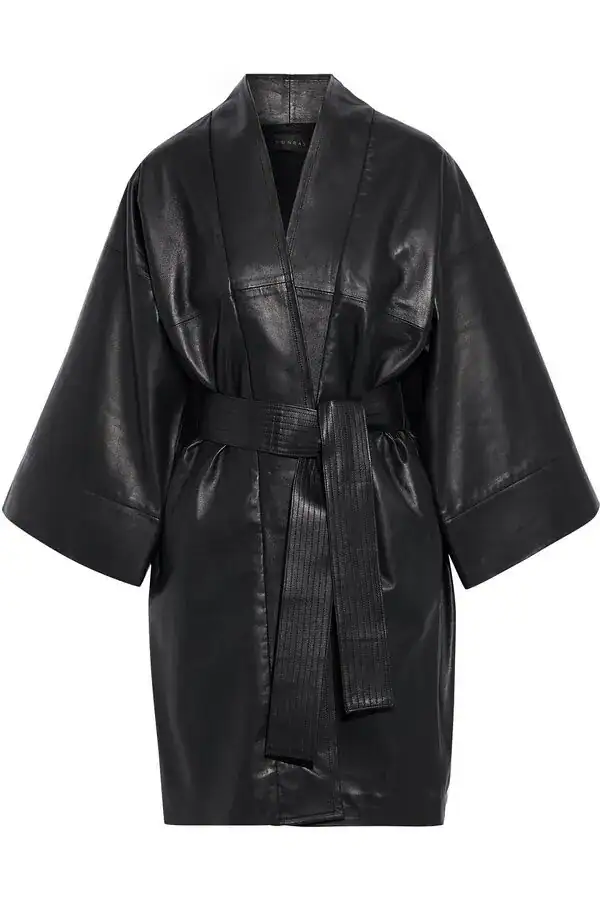 bcbg faux leather dress BCBG Faux Leather Dress Size: L