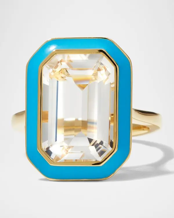 Goshwara 18k Queen Rock And Turquoise Ring