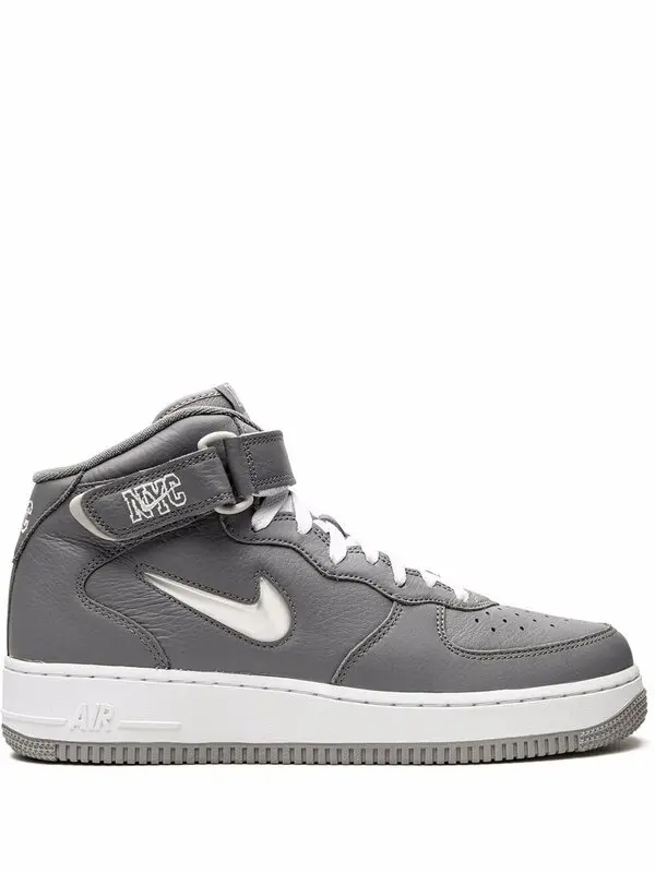 Nike Air Force 1 Mid Qs Jewel Nyc Sneakers - Grey