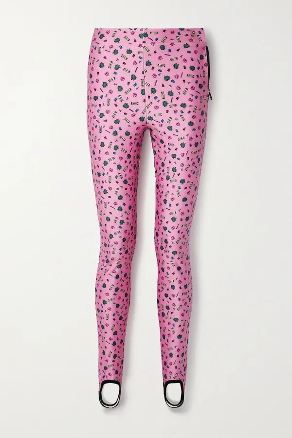 Moncler Printed Stirrup Pants