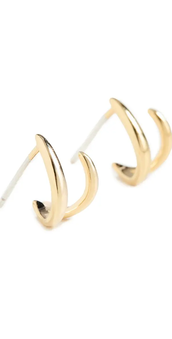 Shashi Talia Huggie Earrings