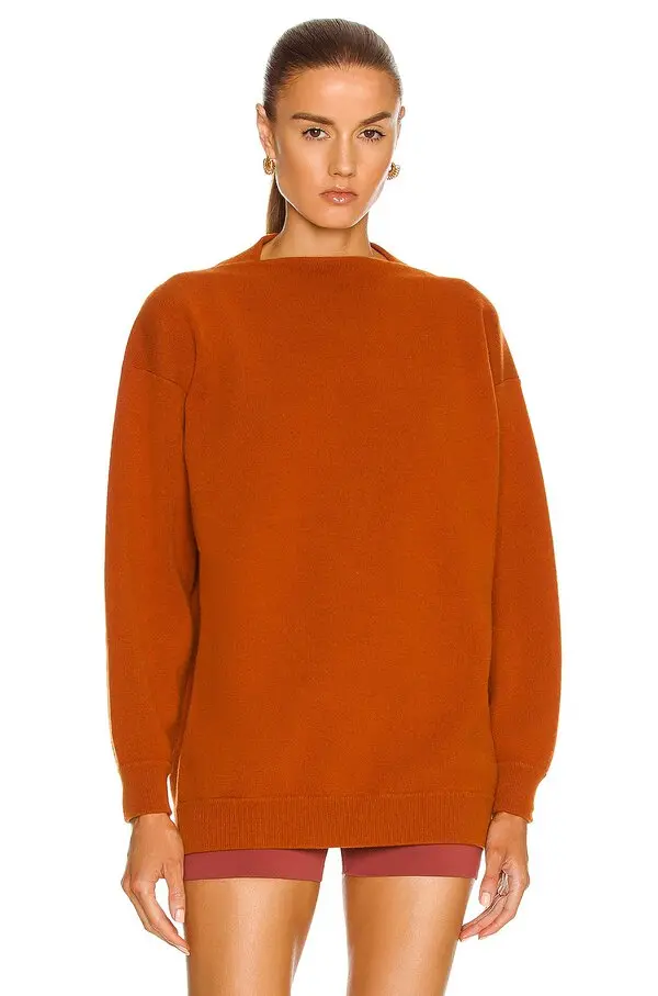 Alaïa Relaxed Regular Fit Cashmere Sweater