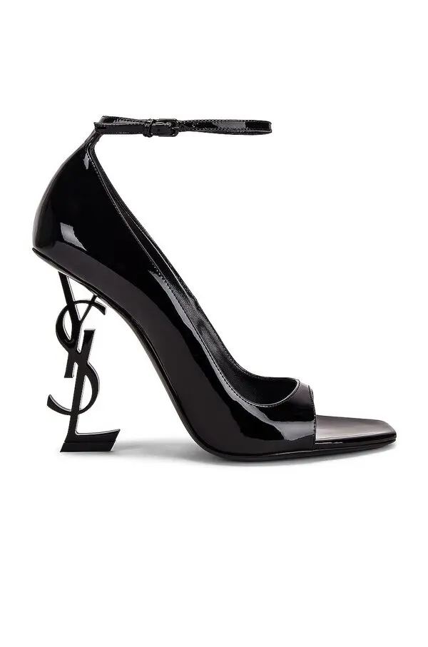 Saint Laurent Tower Opyum Ankle Strap Heels