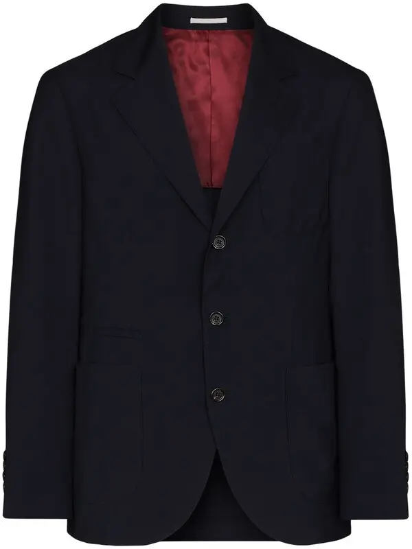 Brunello Cucinelli Single-breasted Suit Jacket
