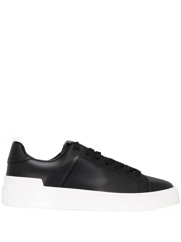 Balmain B-court Low-top Sneakers - Black
