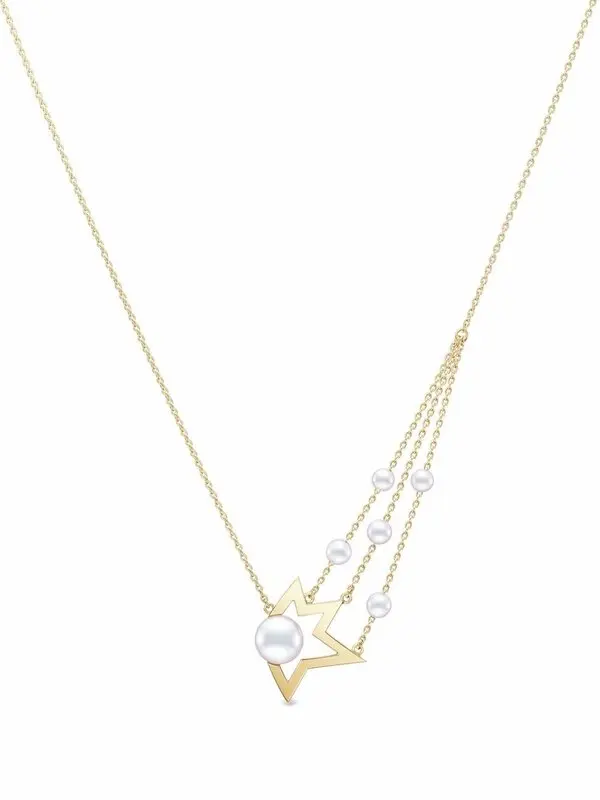 TASAKI 18kt Yellow Comet Plus Pearl Necklace