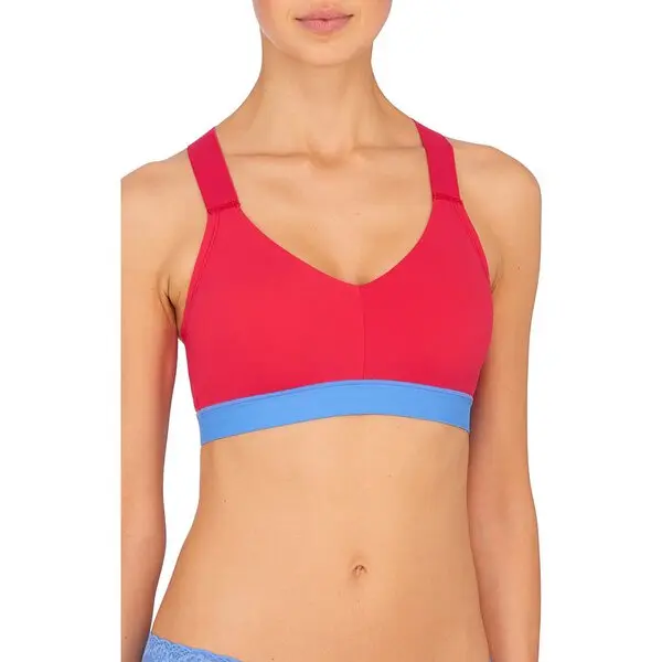 Natori Dynamic Racerback Sport Bralette - Sunset/ Blu