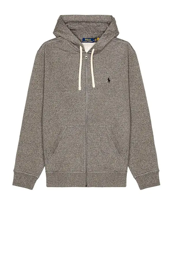 Ralph Lauren Fleece Full-zip Hoodie - Alaskan Heather
