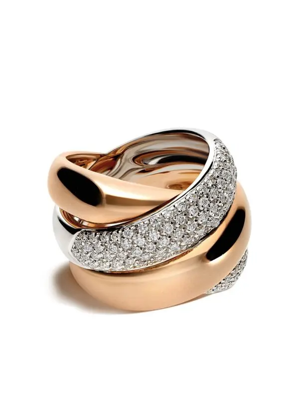 LEO PIZZO 18kt Gold And Diamond Ring - Red