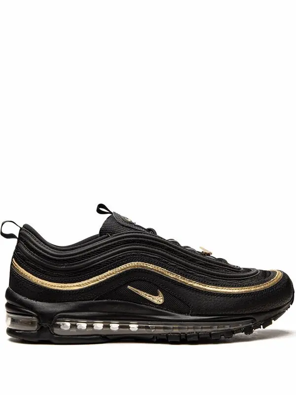 Nike Air Max 97 Metallic Gold Sneakers - Black