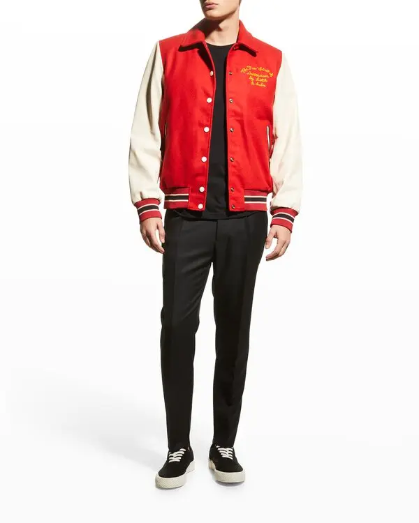 Mytheresa Scotch Soda Varsity Jacket Fast Shipping To You Scotch