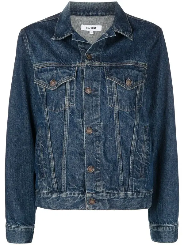 RE/DONE 90s Oversized Trucker Denim Jacket