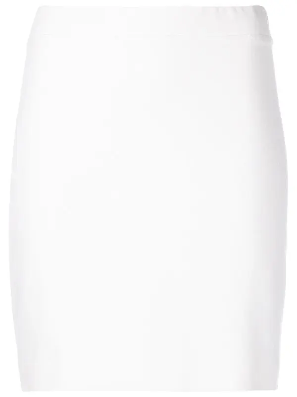Rosetta Getty High-waisted Mini Skirt - White