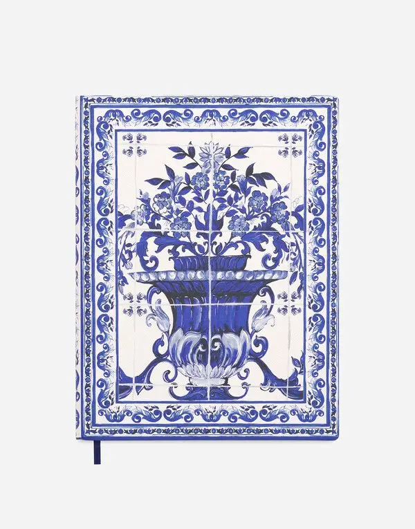 Dolce & Gabbana Large Ruled Notebook Textile Cover