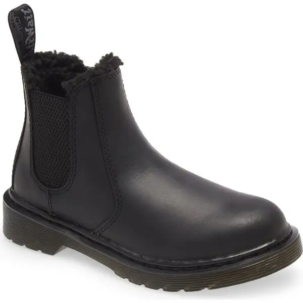 Dr. Martens 2976 Leonore Faux Fur Lined Chelsea Boot
