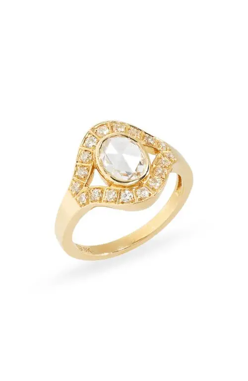 Sethi Couture Chandra Diamond Ring - Gold