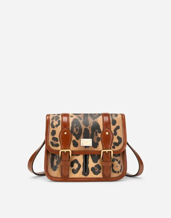 Dolce & Gabbana Small Leopard-print Messenger Bag - Multicolor