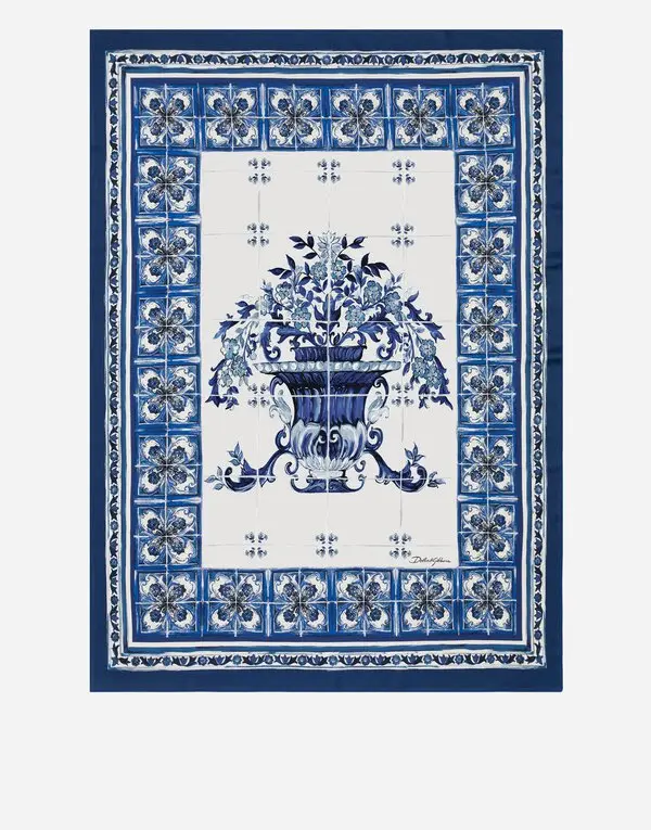 Dolce & Gabbana Silk Blanket Doubled With Wool - Multicolor
