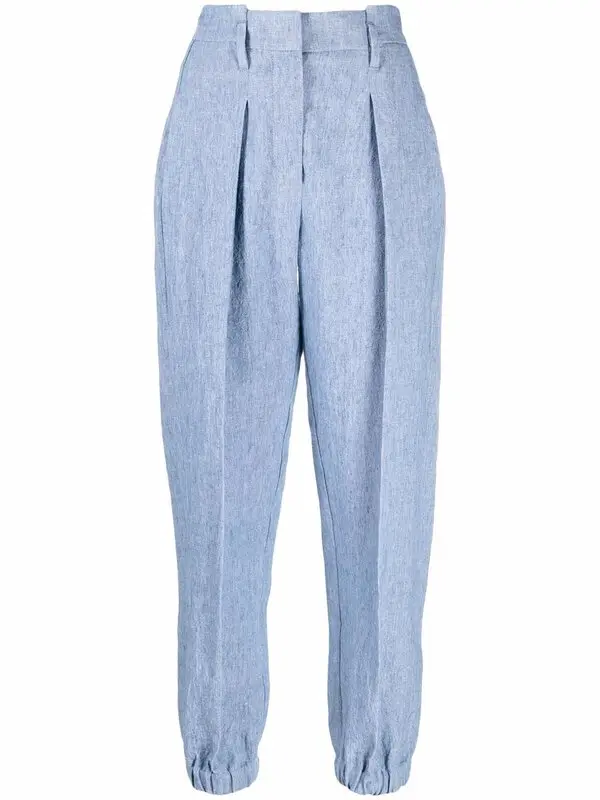Brunello Cucinelli Linen Suit Trousers
