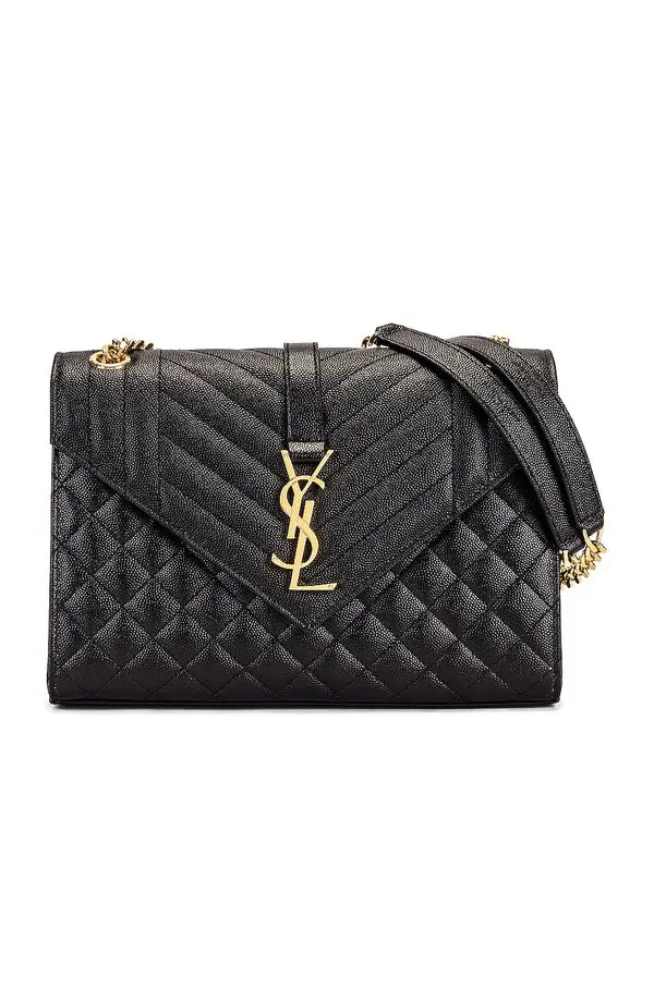 Saint Laurent Medium Tri-quilt Envelope Chain Bag