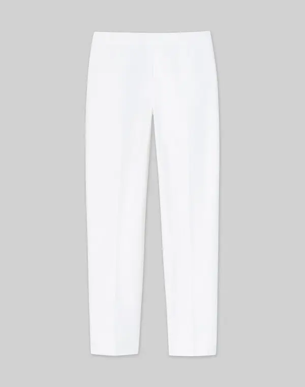 Lafayette 148 New York Petite Jodhpur Cloth Lexington Pant - White