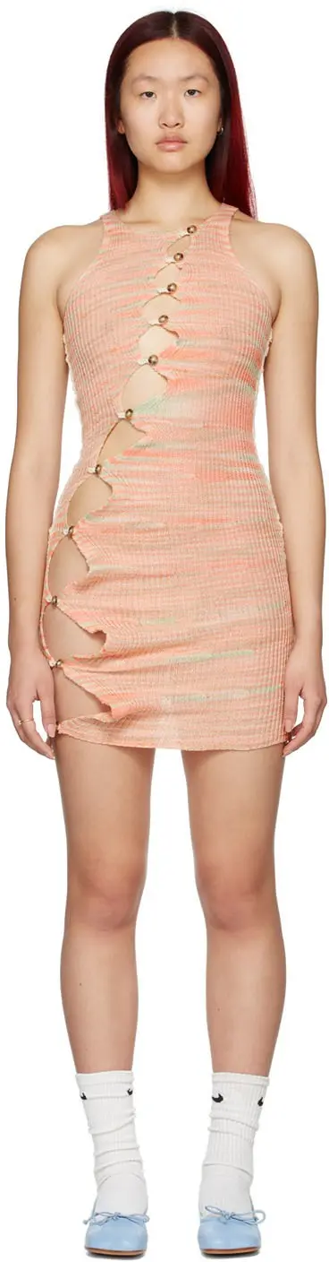 Gabe Gordon Exclusive Mini Dress In Cantaloupe - 77% Off | Editorialist