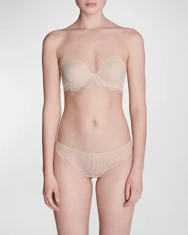 Simone Perele Karma Smooth Strapless Bra - Peau Rose