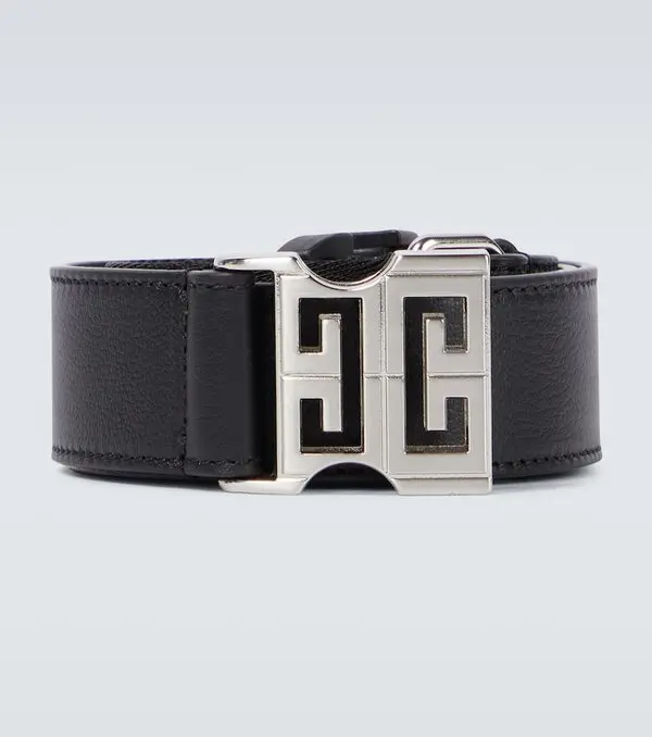 Givenchy 4g Leather Belt - Black | Editorialist