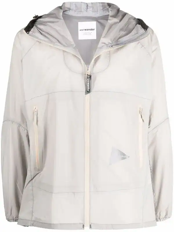 And Wander 3l Ul Rain Jacket - Grey | Editorialist