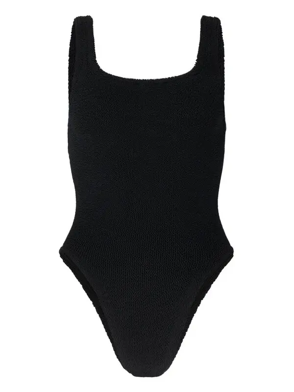 Hunza G Square Neck Swimsuit - Black