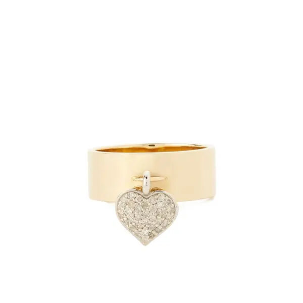 NANCY NEWBERG Heart Charm Ring