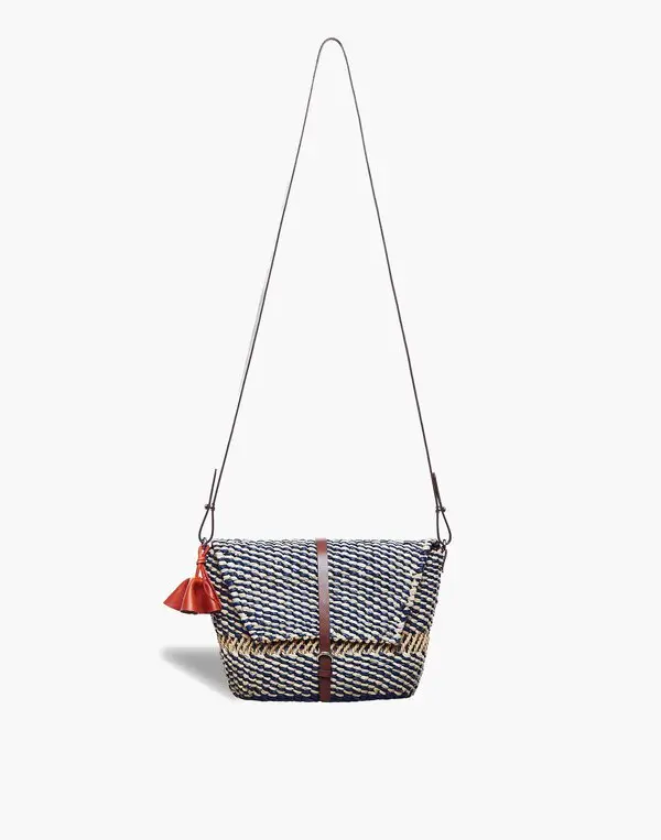 Madewell Aaks Sinsi Raffia Bag Multi Editorialist