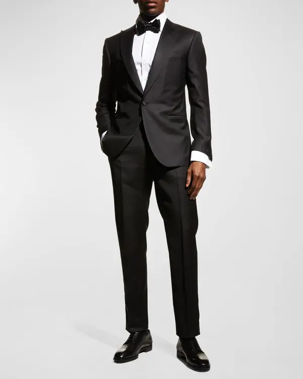 Corneliani Solid Peak-lapel Tuxedo