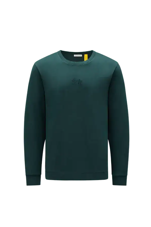 Moncler Men Moncler Tonal Print T-Shirt - Green | Editorialist