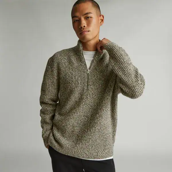 The Felted Merino Half-zip Sweater Everlane Felted Merino Half-Zip