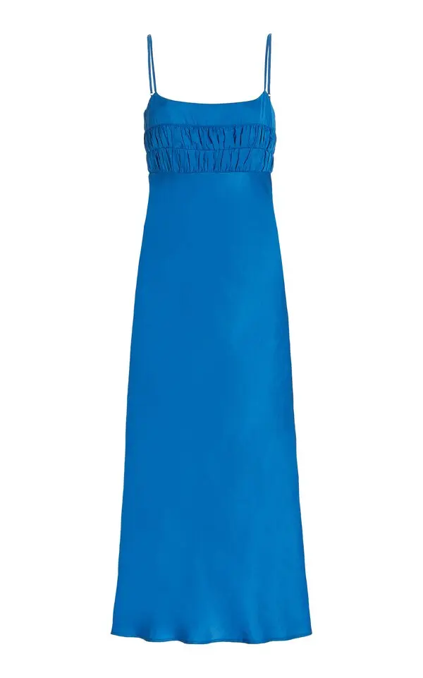 ciao lucia blue silk dress Leticia Dress Acqua main image 0