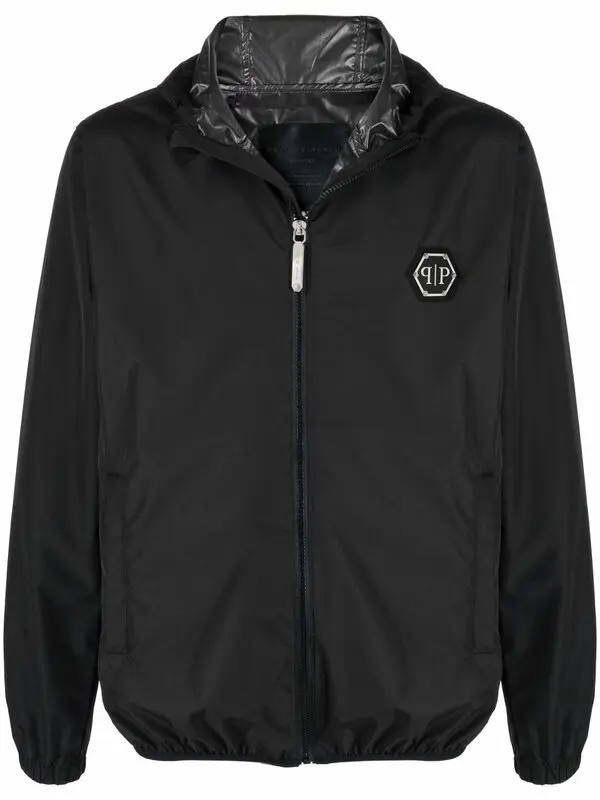 Philipp Plein Zipped Windbreaker Jacket