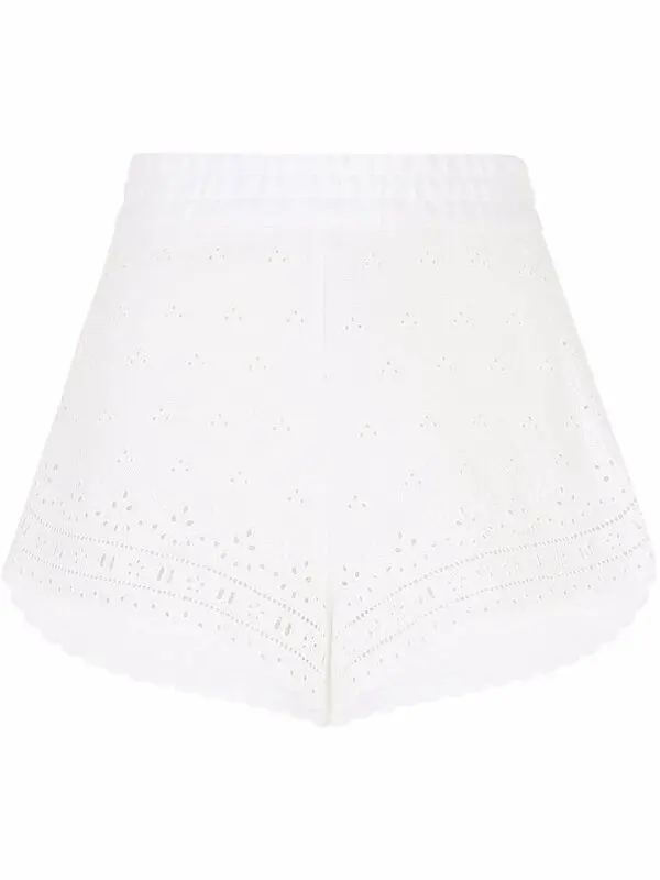 Dolce & Gabbana Embroidered Linen Shorts