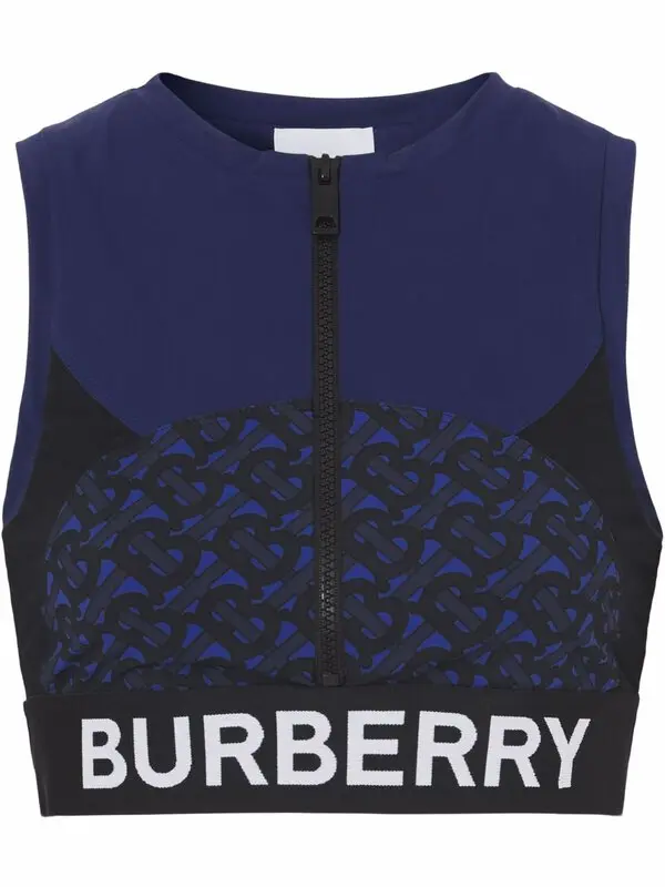 Burberry Tb Monogram Cropped Top