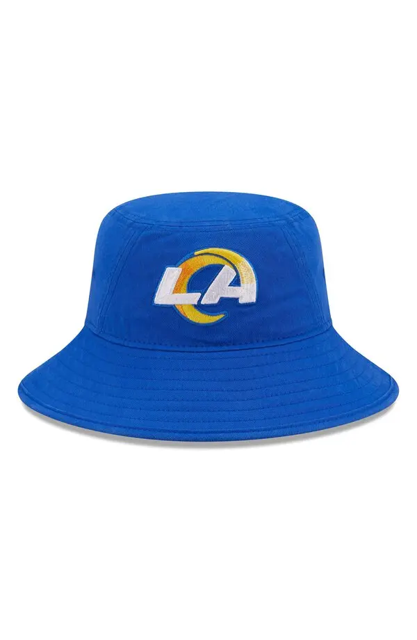 New Era Los Angeles Rams Logo Bucket Hat - Royal | Editorialist