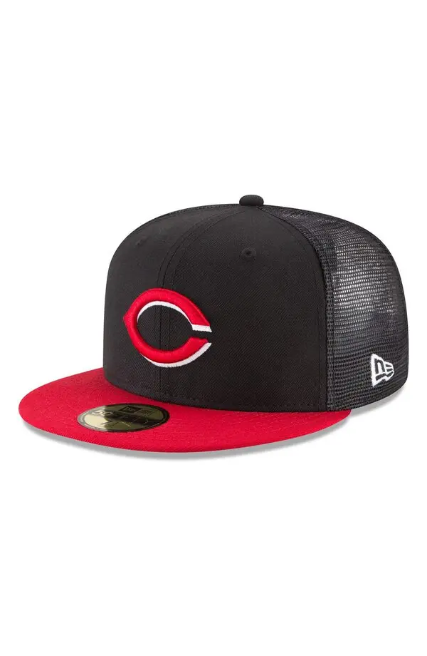 New Era Cincinnati Reds On-Field Replica Mesh Back 59fifty Fitted