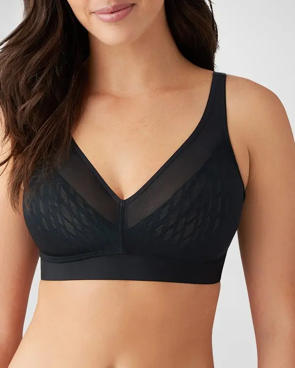 Wacoal Elevated Allure Wireless Bra - Black