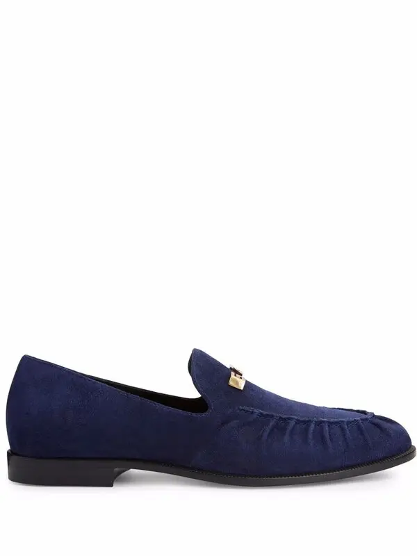 GIUSEPPE ZANOTTI Jareth Suede Loafers - Blue