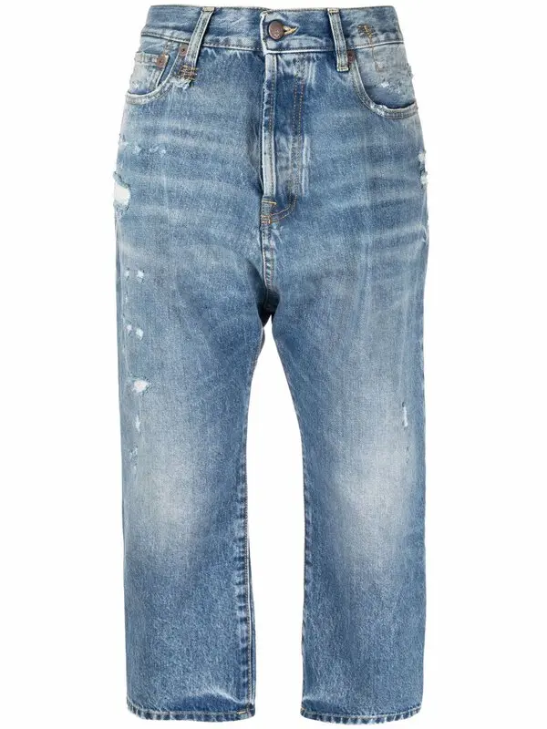 R13 Tailored Drop Denim Jeans - Blue