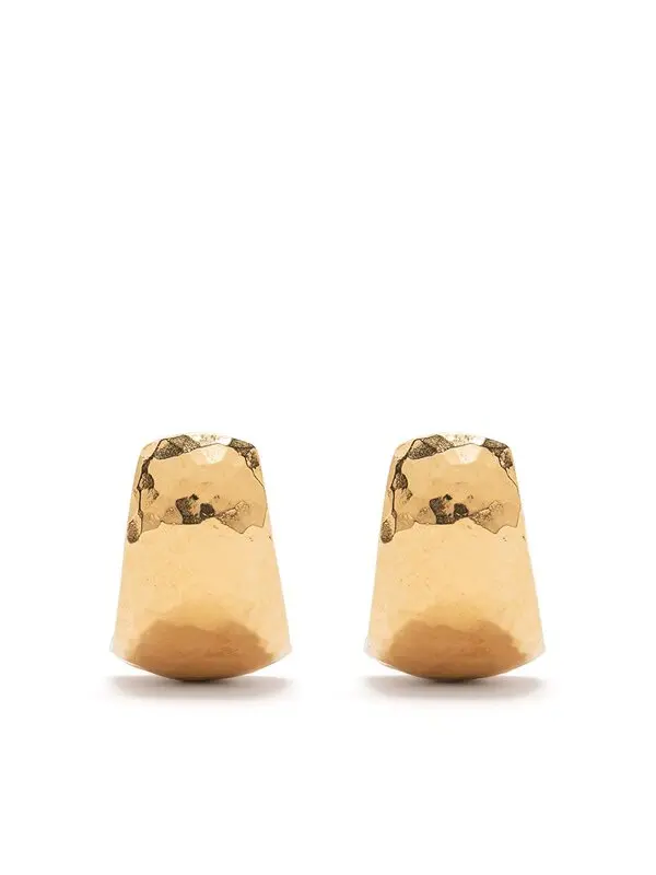 DOWER AND HALL Chunky Tapered Nomad Half Hoop Earrings